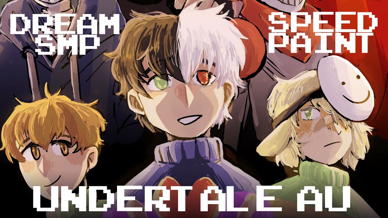 DREAM SMP UNDERTALE AU - SPEEDPAINT - YouTube