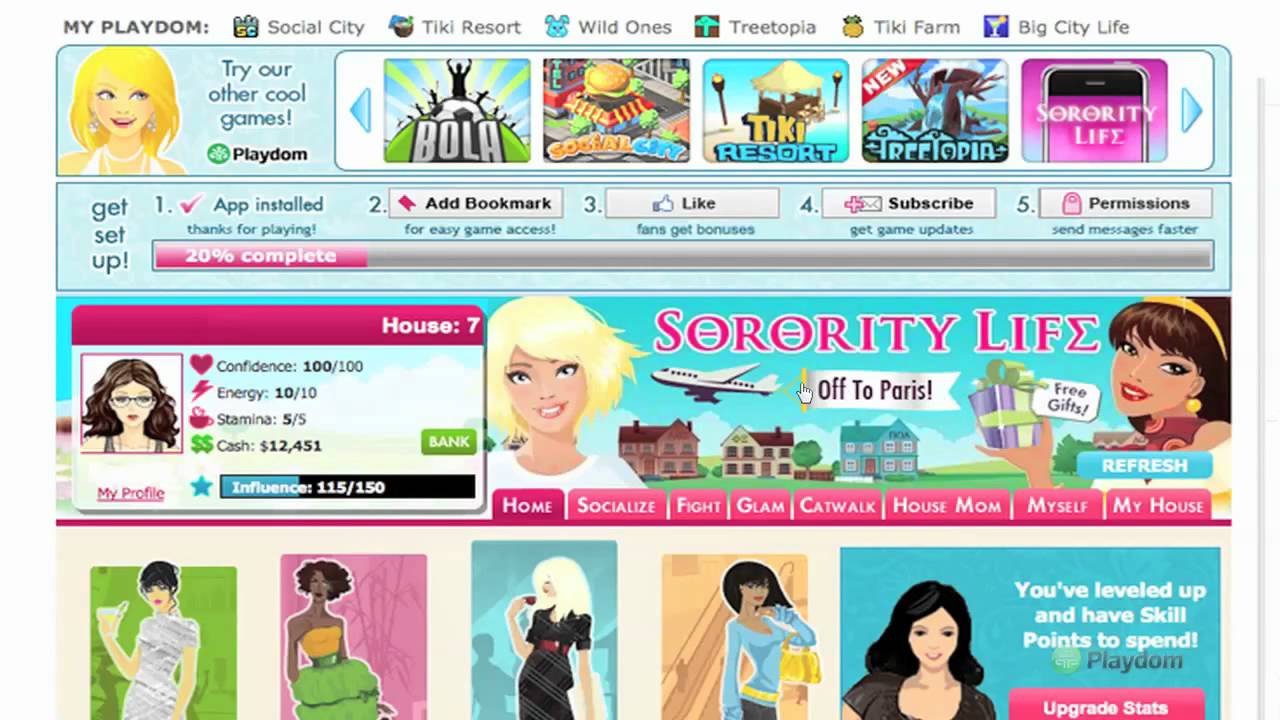 Playdom Video Podcast - Sorority Life - YouTube