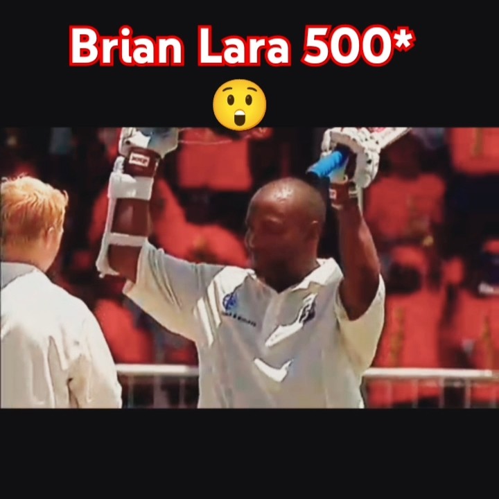 Brian Lara 500 not out words record 🔥 #shorts #viralvideo - YouTube