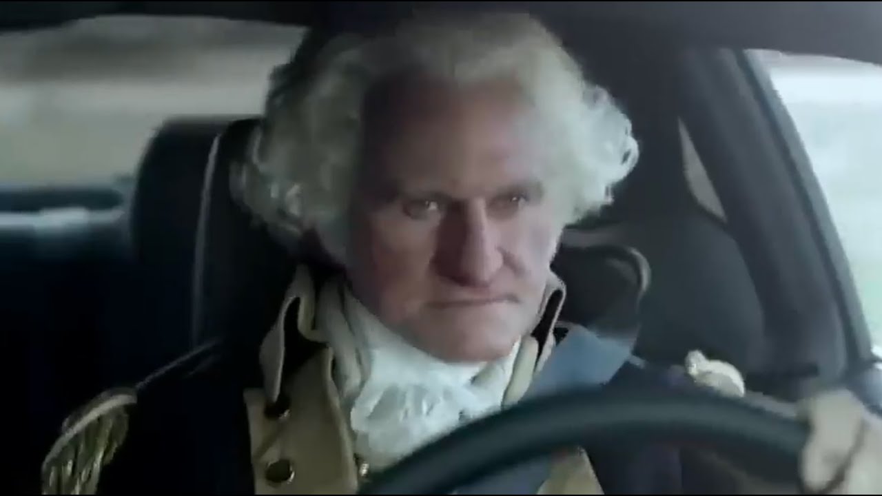 GEORGE WASHINGTON DRIVING A HELLCAT!!!! (sound warning) - YouTube