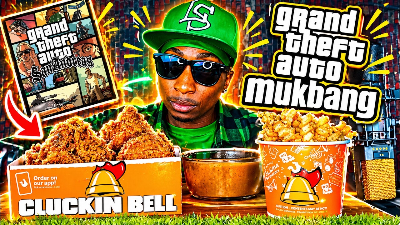 GROVE STREET FAMILIES from GTA SAN ANDREAS COSPLAY MUKBANG..!! - YouTube