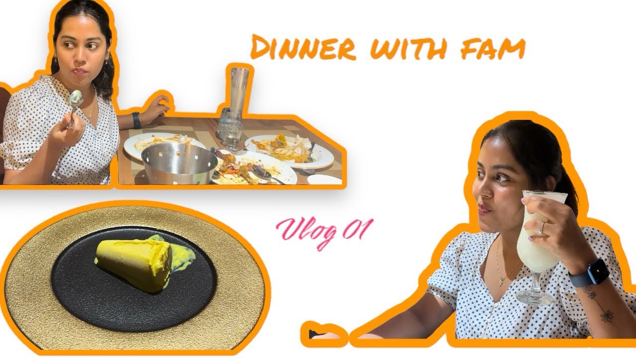 Vlog - 01| Dinner with Fam - YouTube