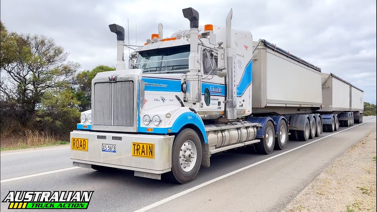 Australian Western Star Road Train Compilation #3 - YouTube