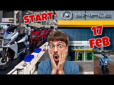 Simple one अब Finally 😍Delivery ! Simple one Delivery start across 6 ...