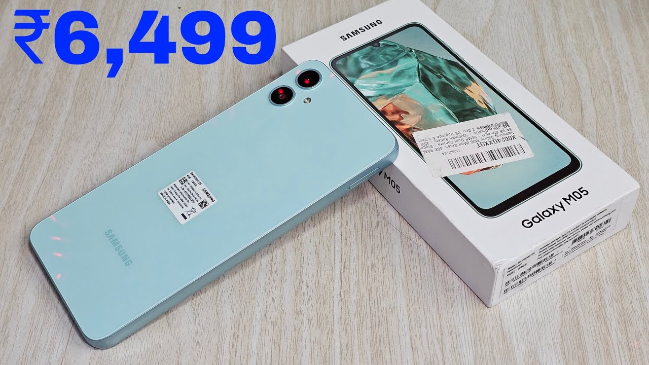 Samsung Galaxy M05 Latest Unboxing review and Price - YouTube