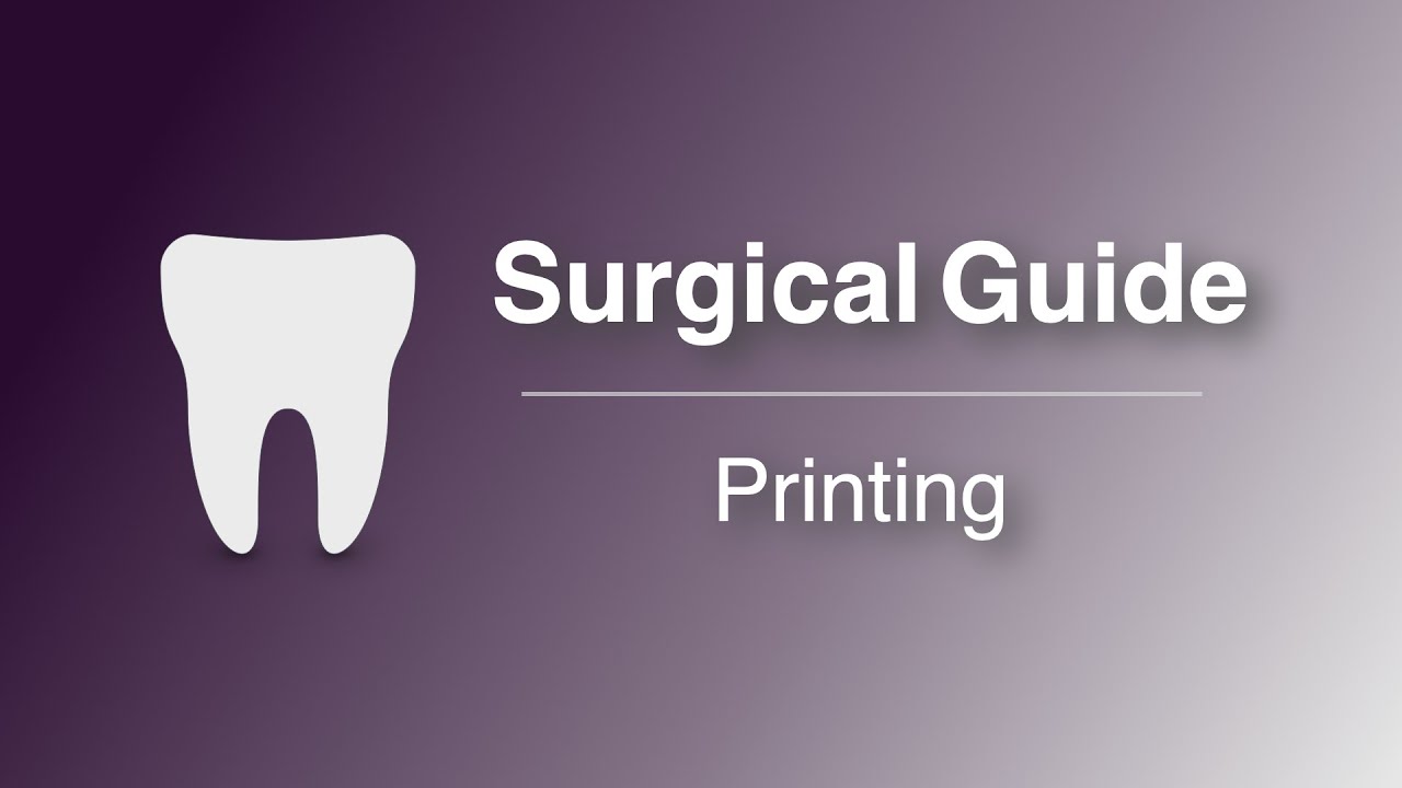 1. Printing Surgical Guide - YouTube