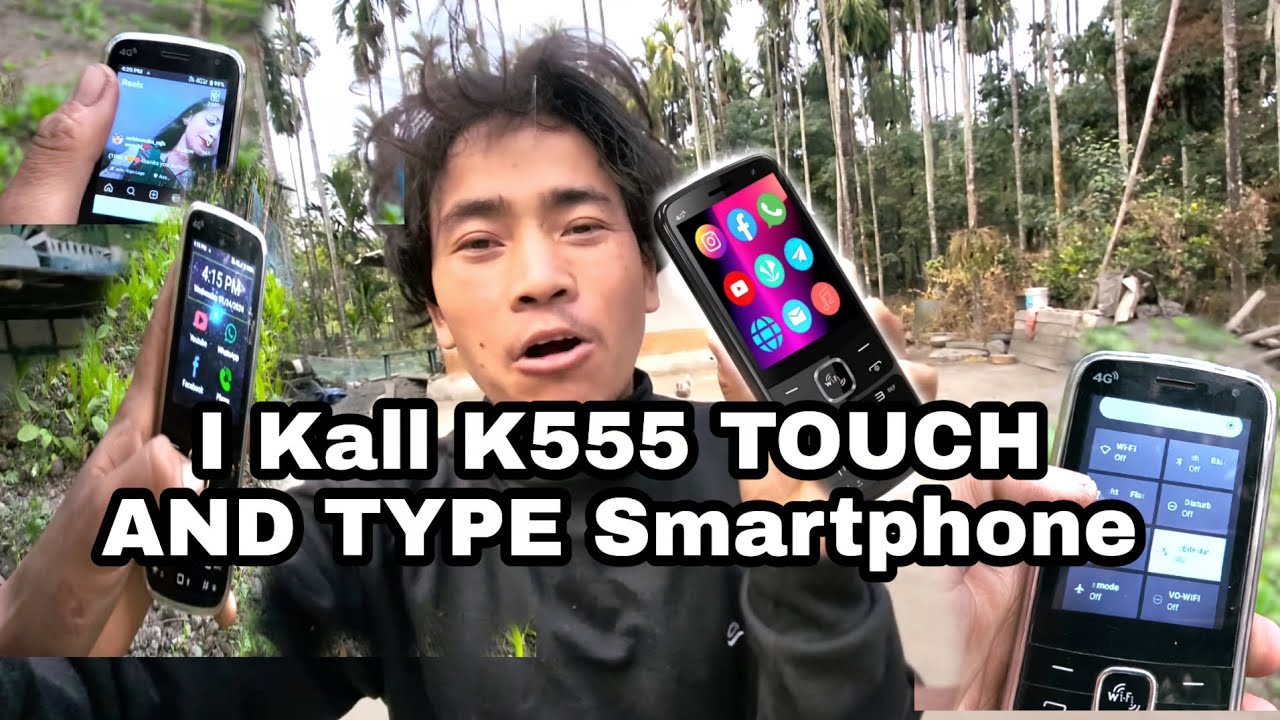 I Kall K555 TOUCH AND TYPE Smartphone 4G (16 GB memory ) (2 GB RAM) - YouTube
