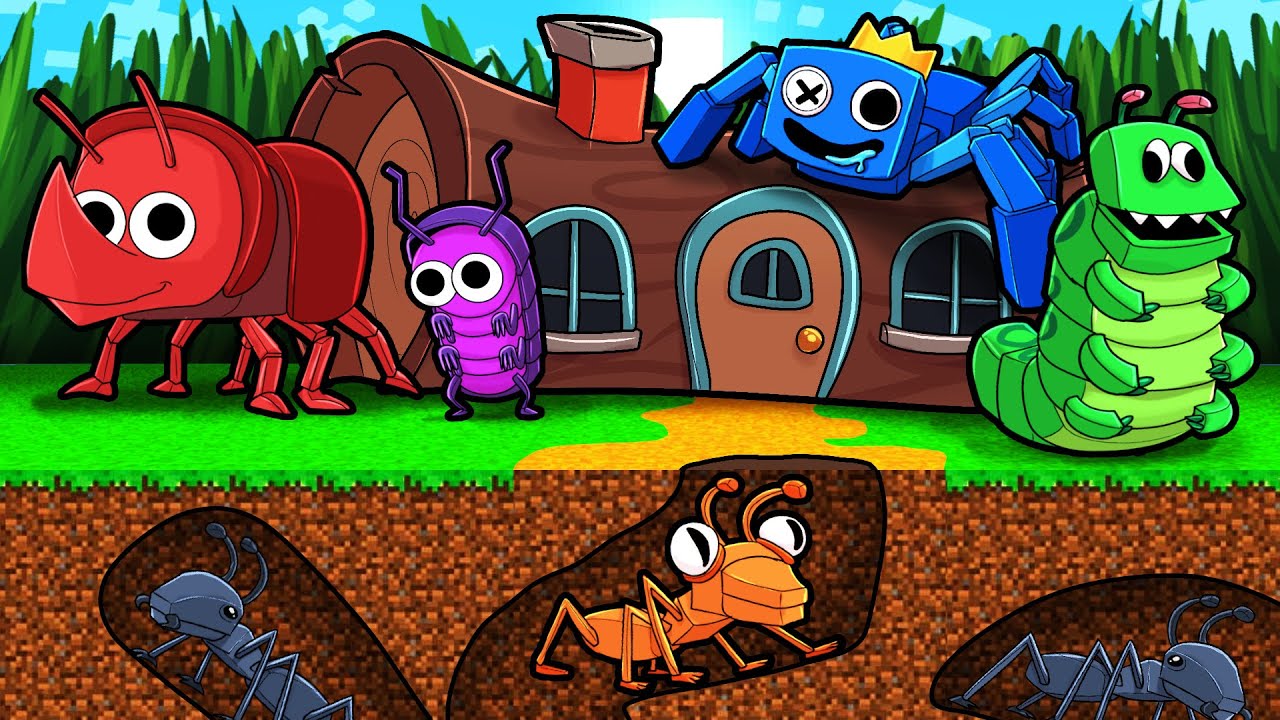 RAINBOW FRIEND BUGS LIFE! - YouTube