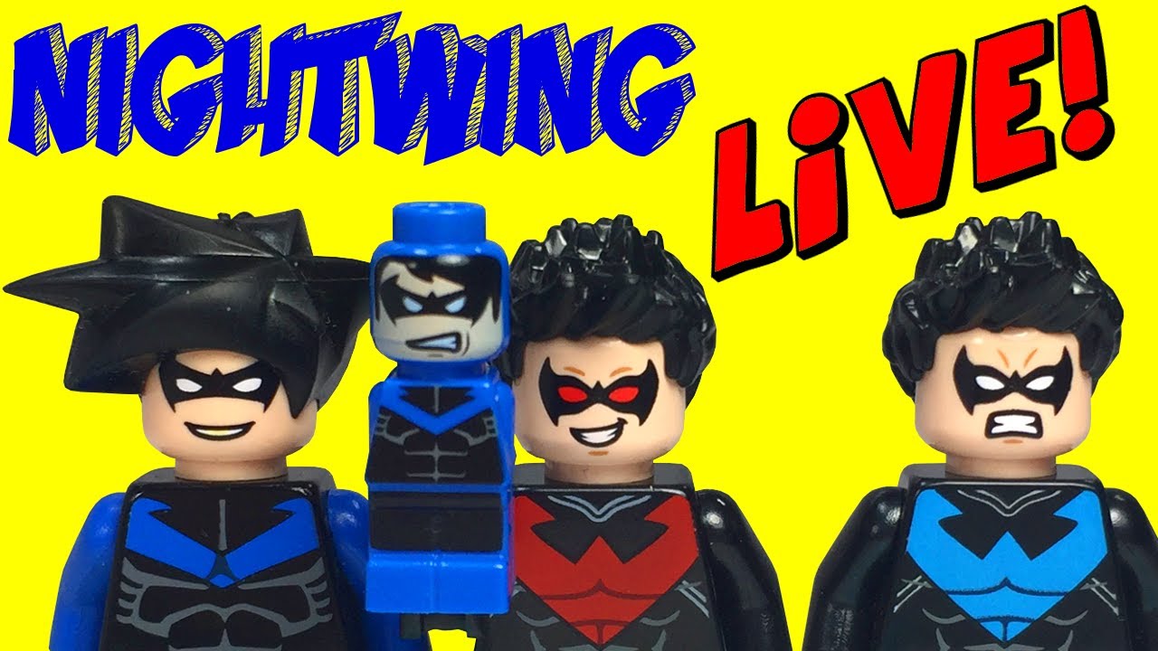 LIVE LEGO Nightwing Minifigure Collection + Q&A 🎥 - BrickQueen - YouTube