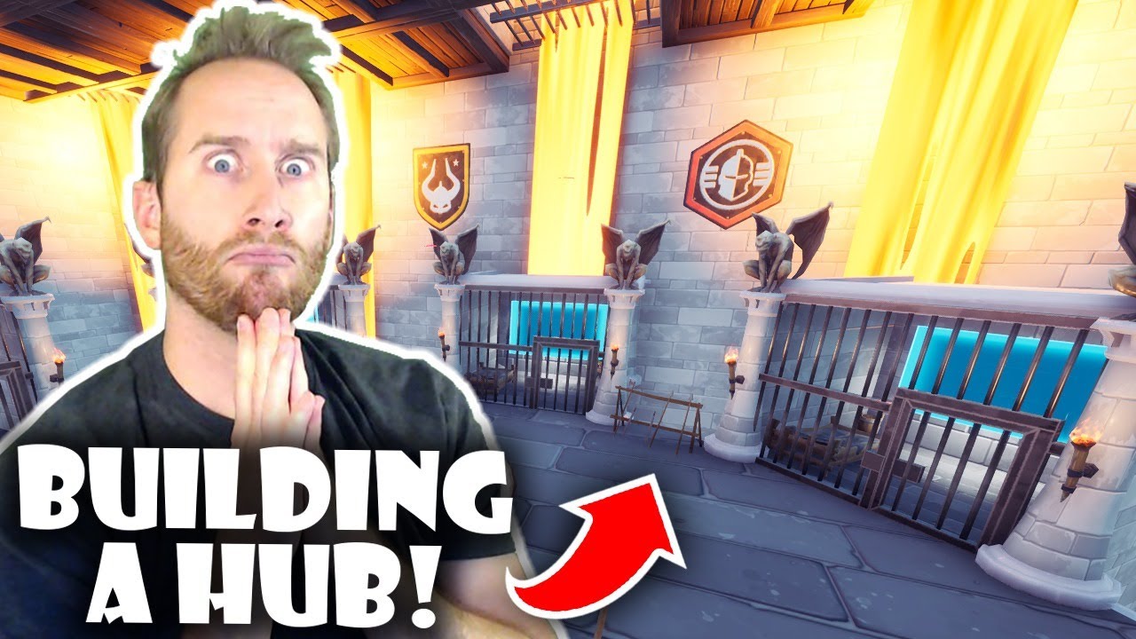 Building a Hub in Fortnite Creative Part 10! - YouTube