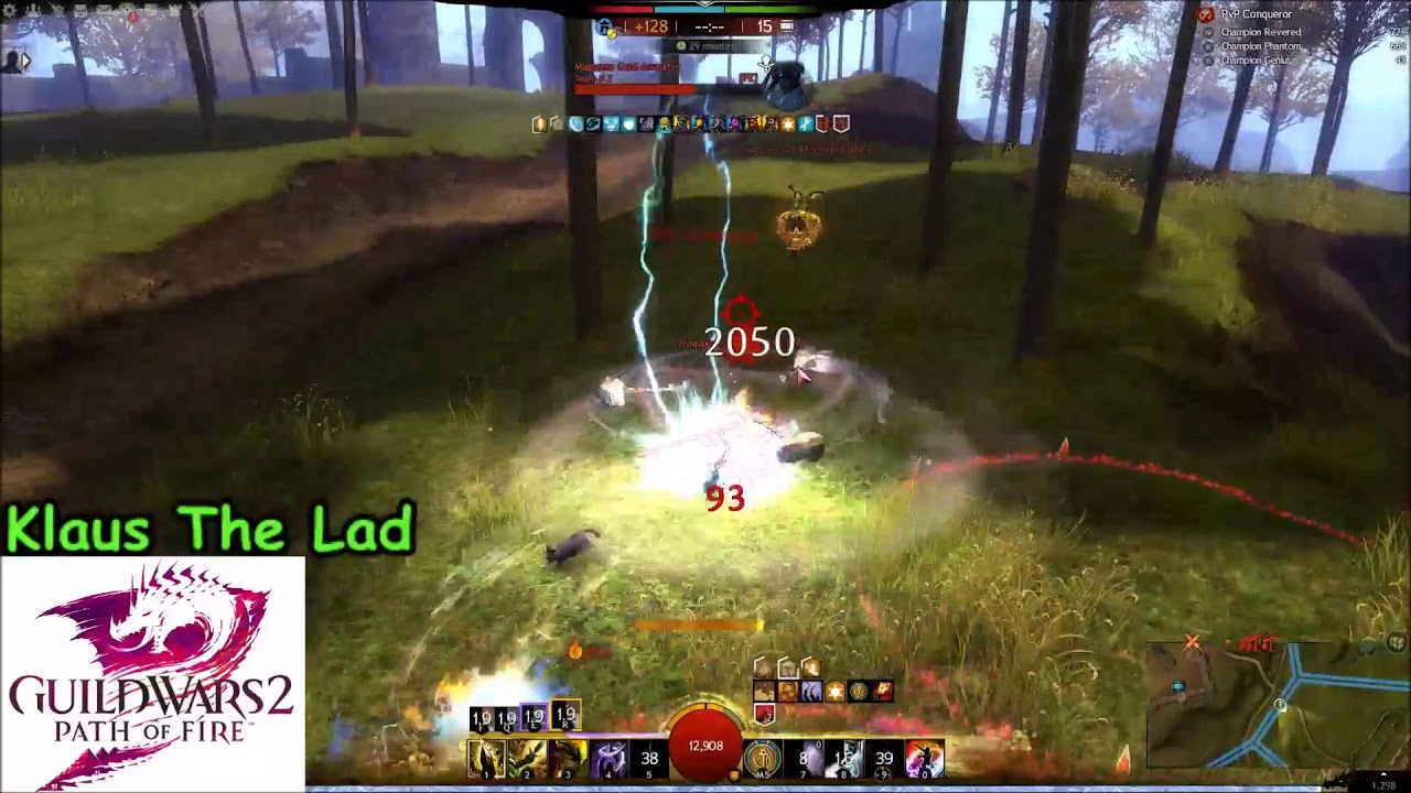 Guild Wars 2 - Weaver WvW Solo Roaming - Power Lighting Rod! - YouTube