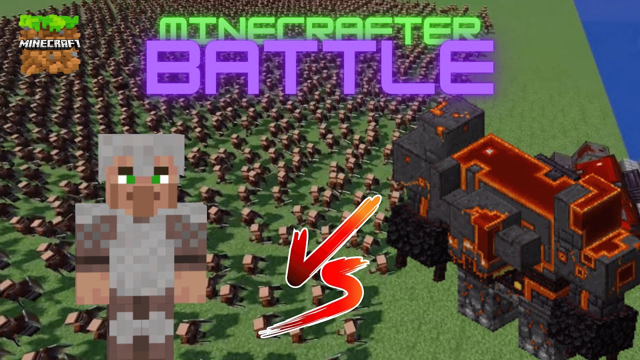 2000 GUARD VILLAGER VS NETHERITE MONSTROSITY | MINECRAFT - YouTube