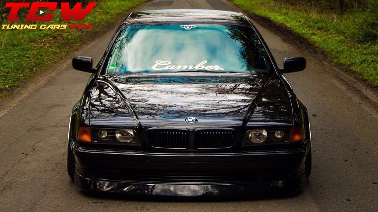 Unique BMW E38 740 Bagged Transformation by Kevin - YouTube