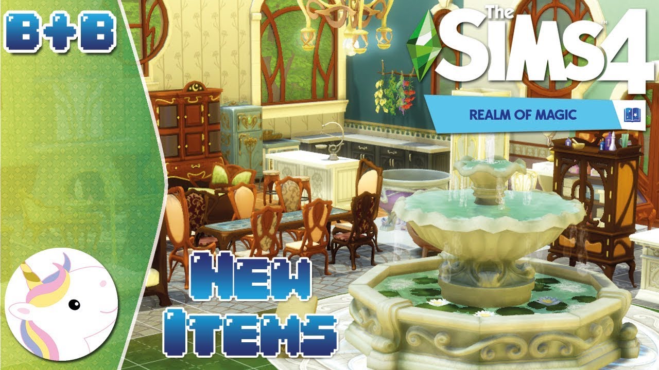 The Sims 4 | REALM OF MAGIC | Build & Buy Overview - YouTube