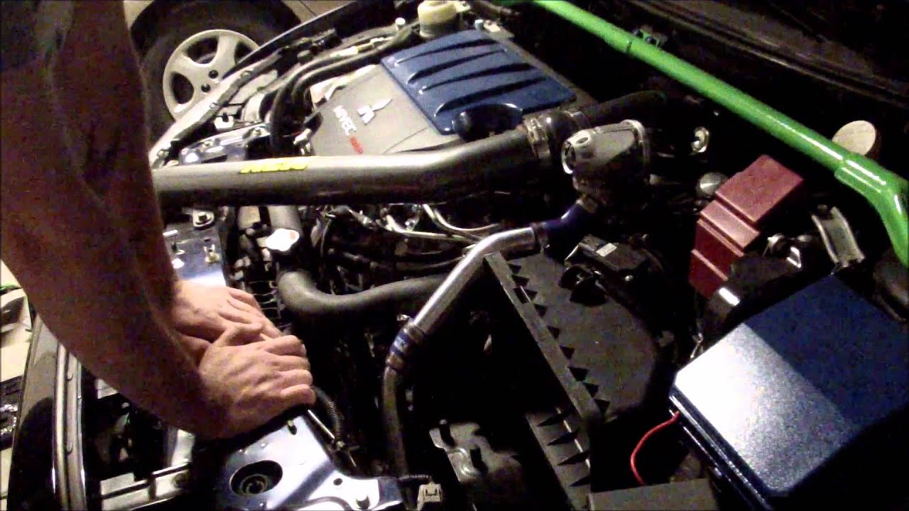 HKS SSQV 4 BOV Installation_ Mitsubishi Lancer Evolution X - YouTube
