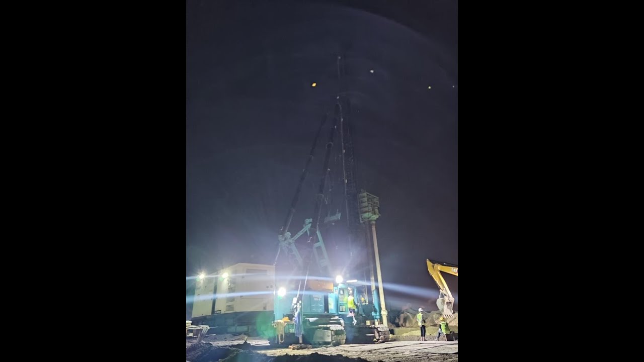 LEEKANG Construction Soil Improvement - Deep Cement Mixing Method - YouTube