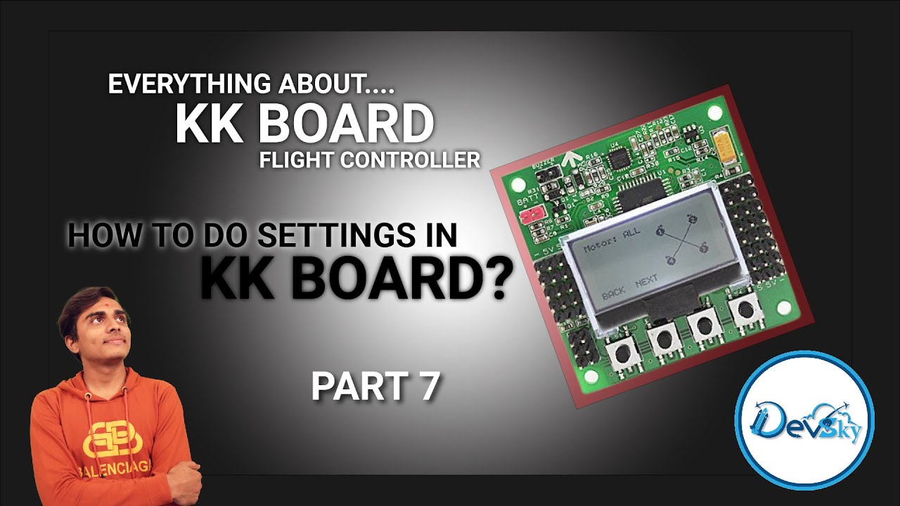 How To Do Setting In KK Board || How To Setup KK 2.1.5 Flight ...