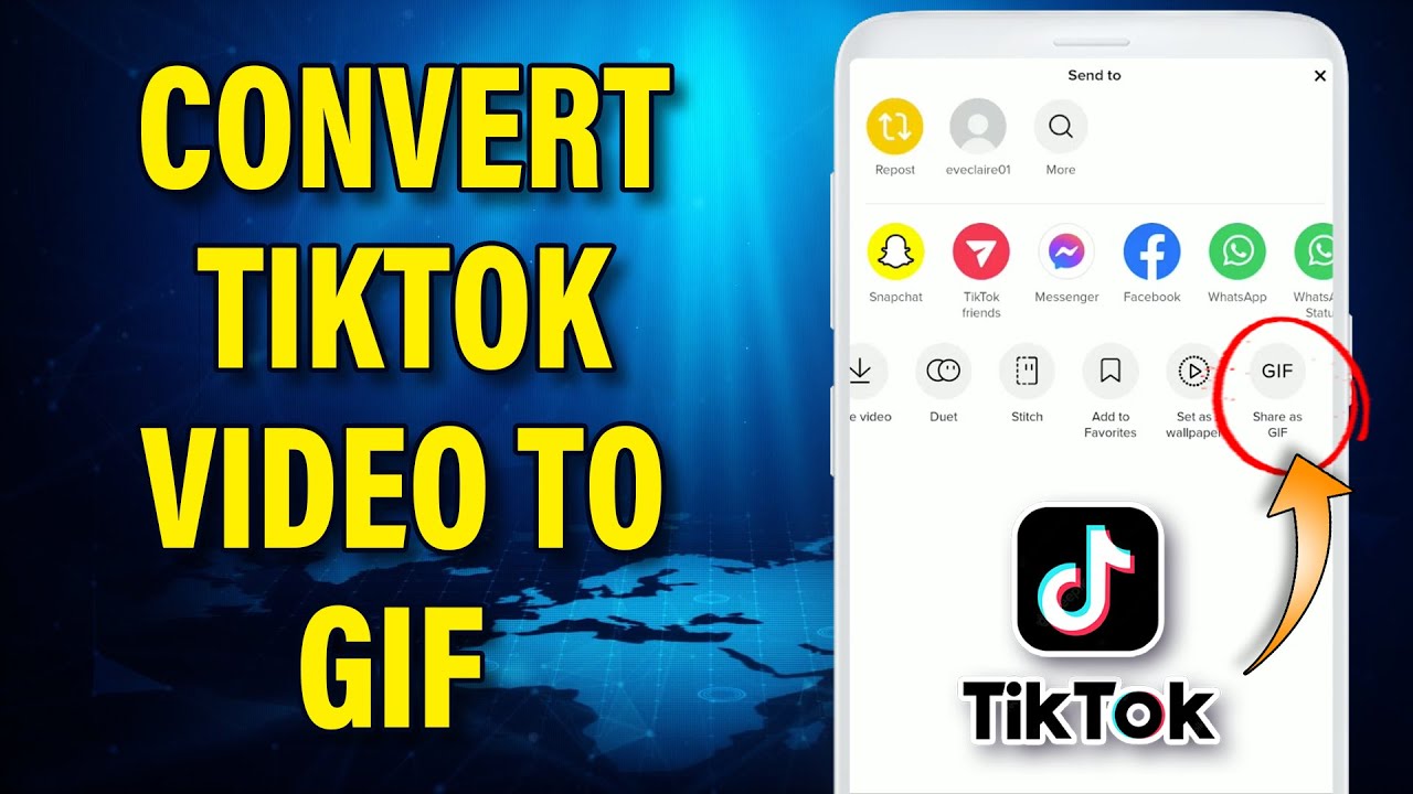 How to Convert TikTok Video to GIF 2022 - YouTube