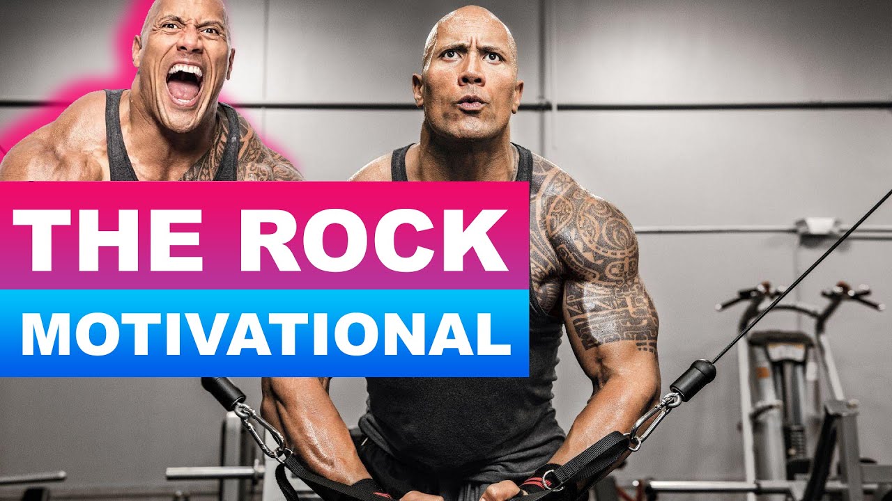 Dwayne Johnson, "The Rock" Motivational Speech, Get Up, Pick Yourself ...
