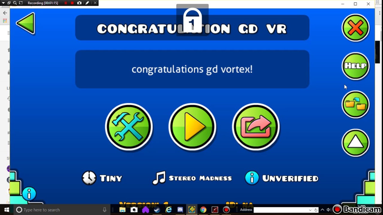 CONGRATS GD VORTEX! | Geometry Dash | Building a congrats level! - YouTube