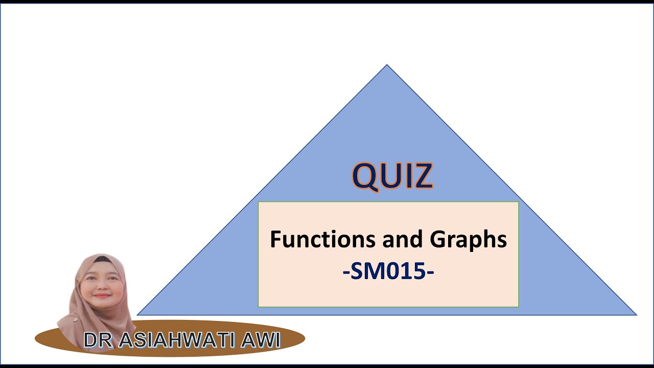 Functions and graphs (Quiz) - YouTube