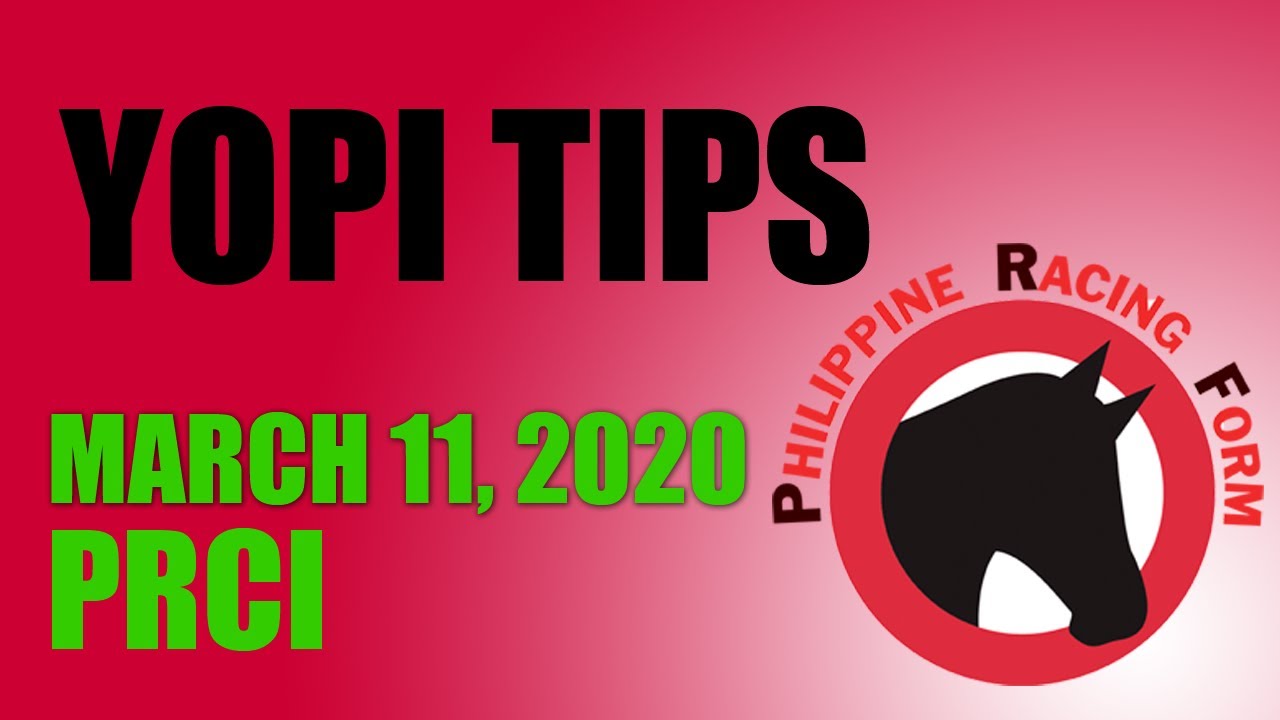YOPI TIPS MARCH 11, 2020 - PRCI - YouTube