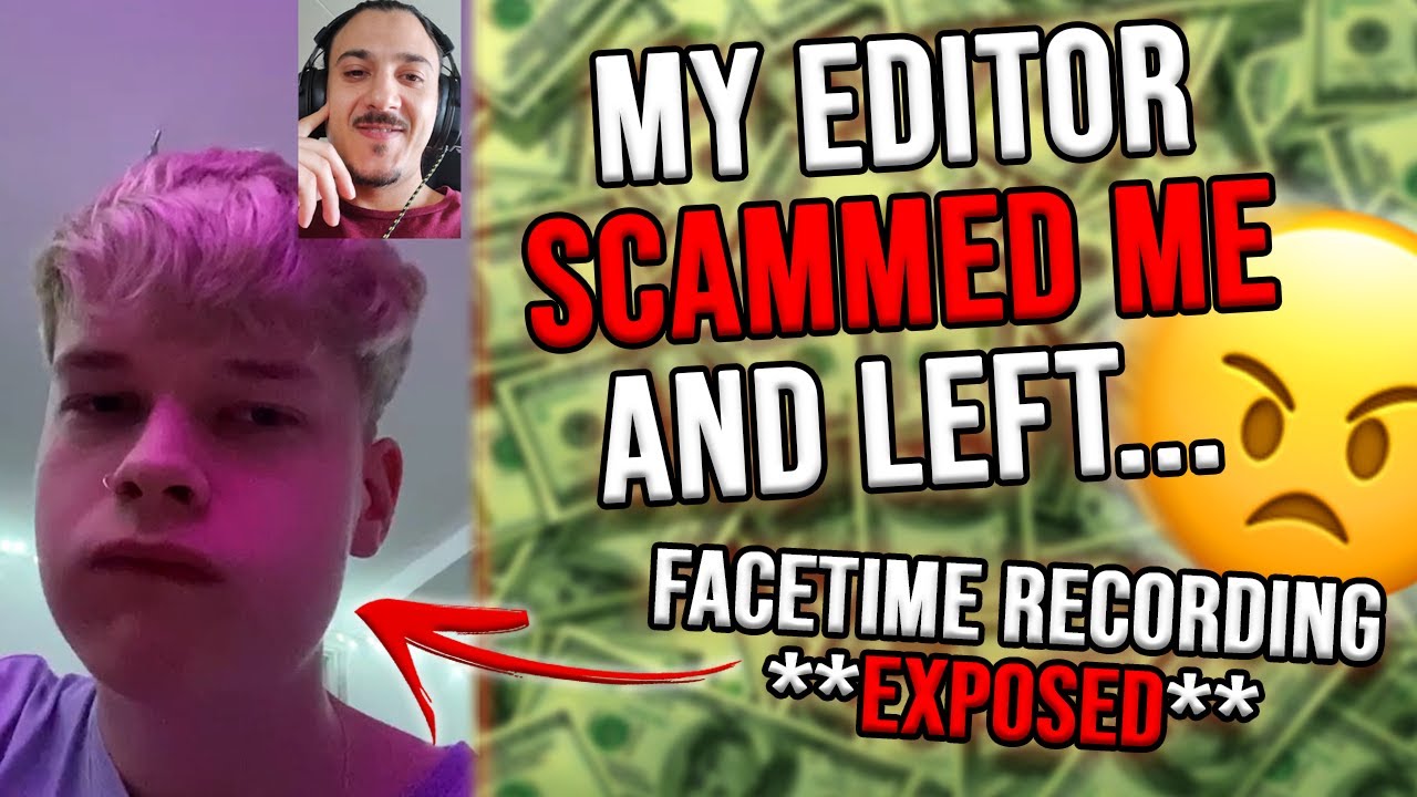 my editor SCAMMED ME and left... (receipts) **PyroJoe EXPOSED** - YouTube