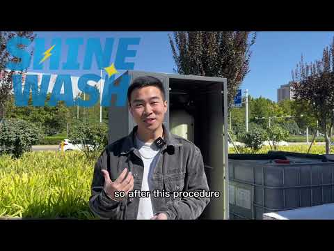 Shinewash car wash machine water recycle system