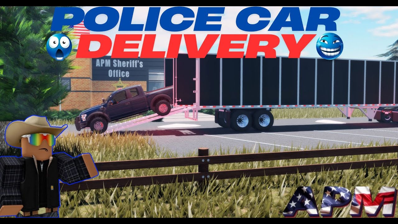 Police Car Delivery | American Plains Mudding - YouTube
