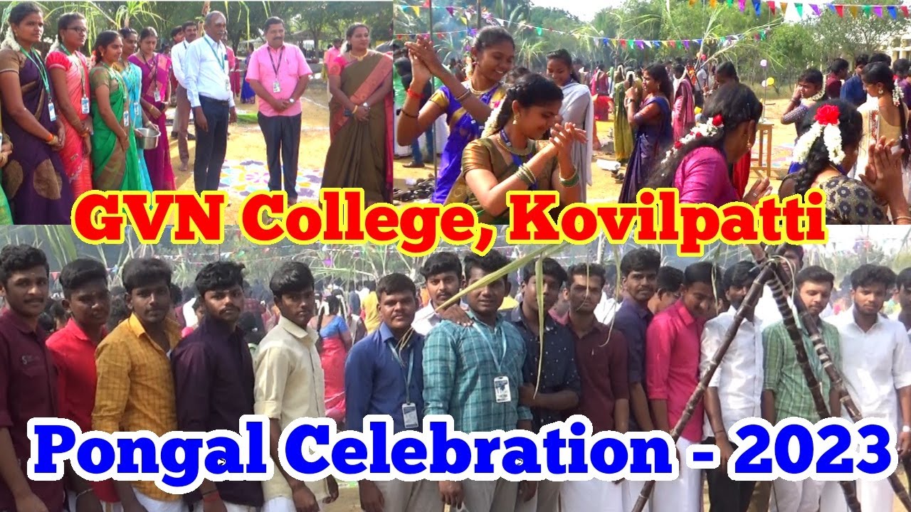 GVN College Pongal Celebration - 2023 - YouTube