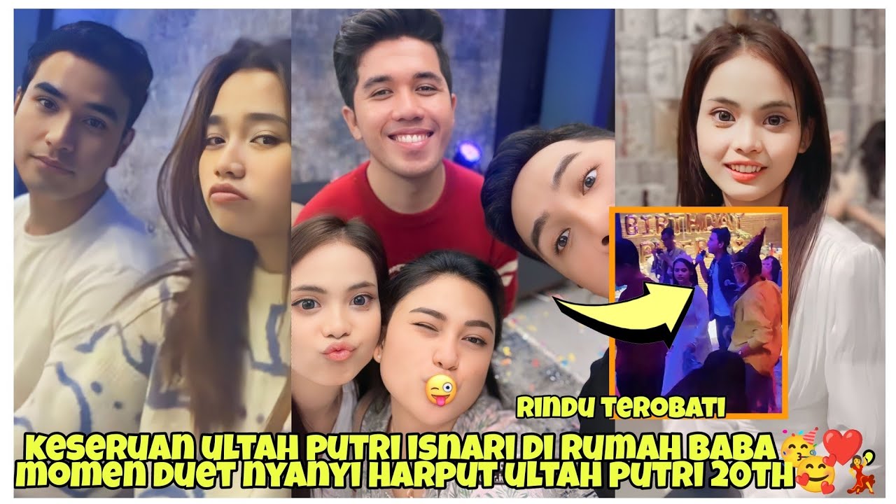 Keseruan ultah putri waktu di rumah baba 🥰🥳, ada momen harput duet ...