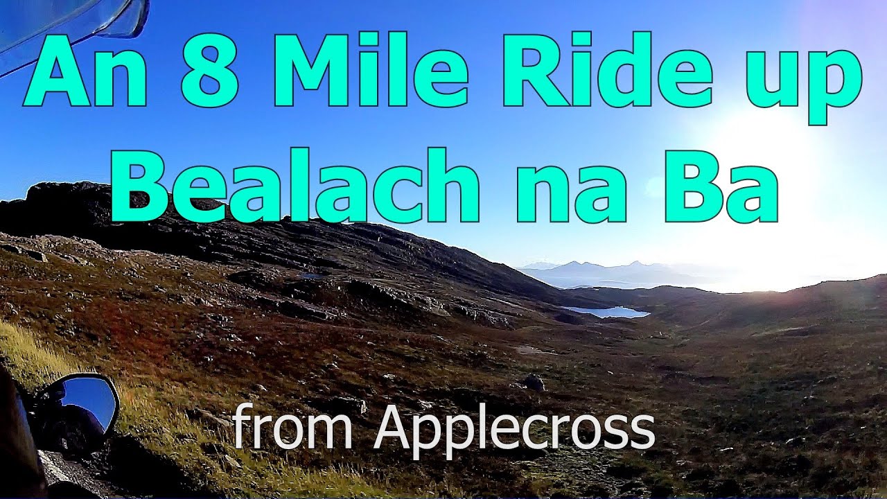 An 8 Mile Motorcycle Ride to the top of Bealach na Ba from Applecross ...