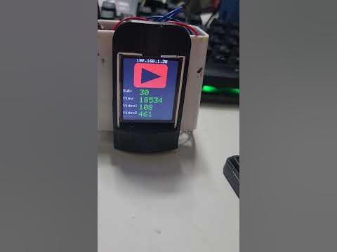 Monitor Subscriber Counter #IOT #Arduino #Gadgets #DIY #Subscriber #shorts #short #diy # ...