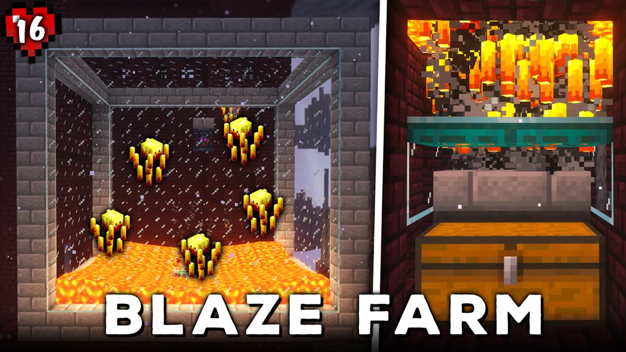 This Blaze Farm Produces 1500+ Rods Per Hour😱😱 | Farm 09 | MaxPlay ...