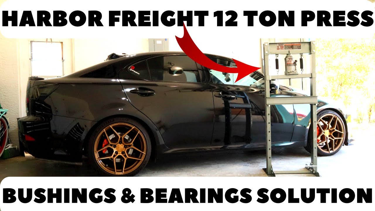 I bought one of the best tools for my garage. Harbor Freight H Frame 12 ...