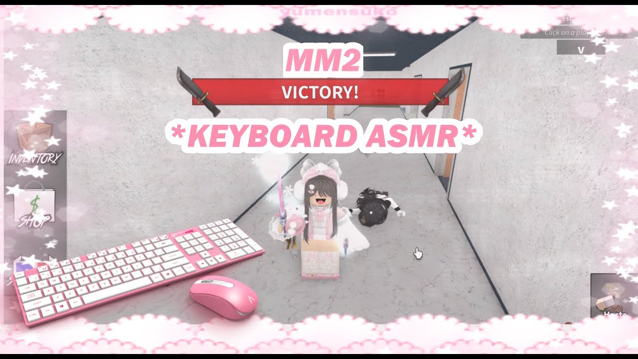 Playing MM2 *KEYBOARD ASMR* ⋆˚ʚɞ (NEW!!) - YouTube