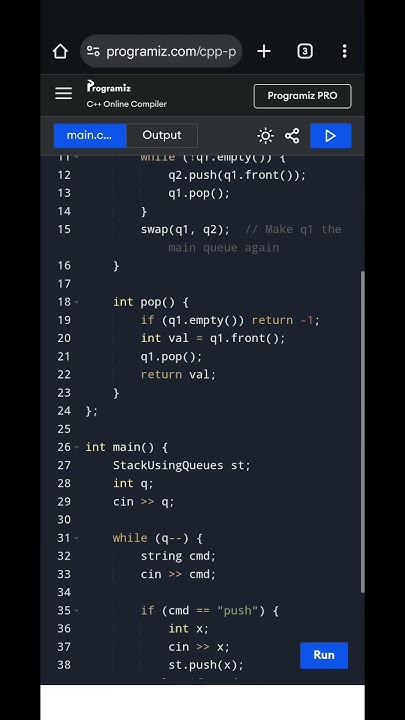 Stack using Two Queues in C++ | Easy DSA Trick | Queue to Stack Conversion Explained - YouTube