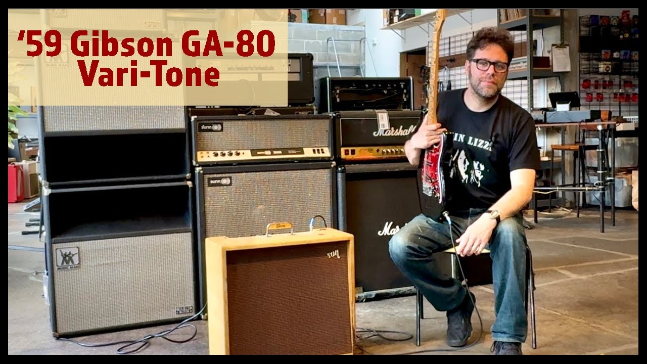 1959 Gibson GA-80 "Vari-Tone" Amp Demo & Discussion - YouTube