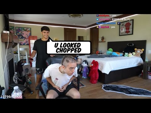 Stable Ronaldo Gives Laiys (his Cameraman) a Haircut - YouTube