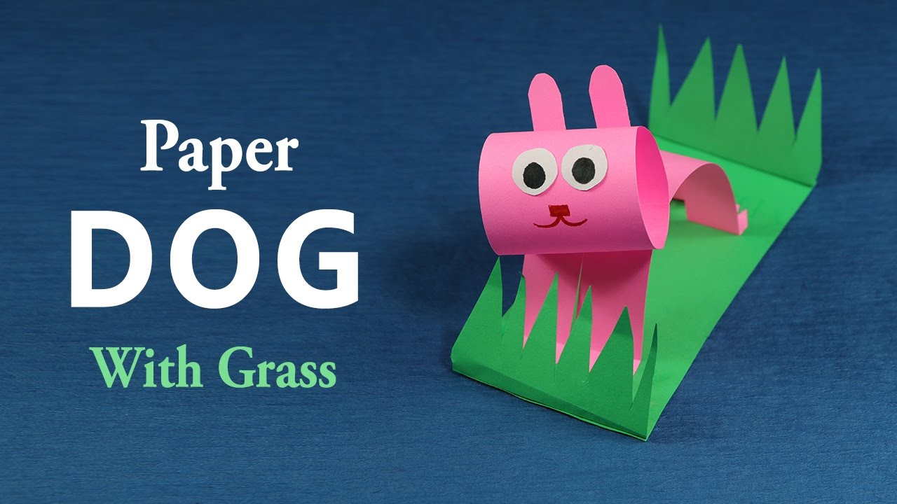 Paper Crafts for Kids - Super Easy DIY Dog Crafts Tutorial - YouTube