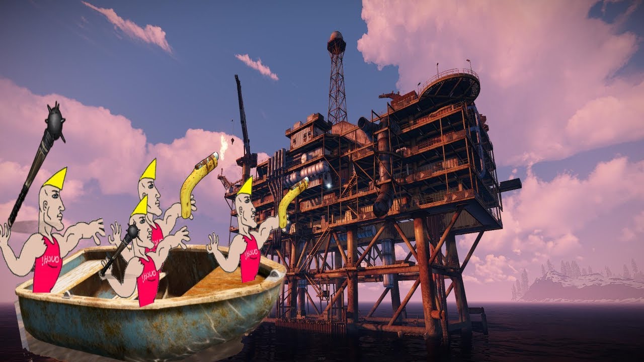 HOW CHADS TAKE OIL RIG - Rust - YouTube