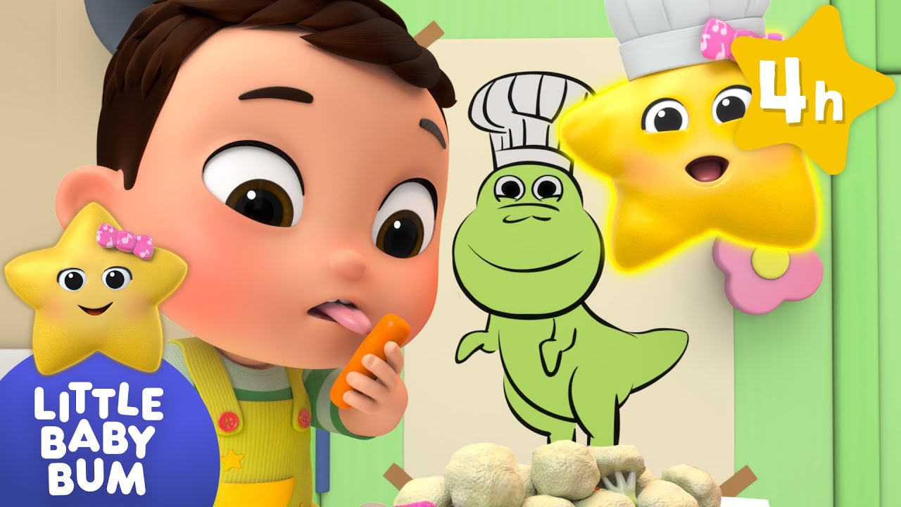 Munch it Crunch it! Vegetable Song⭐ Four Hours of Nursery Rhymes by ...