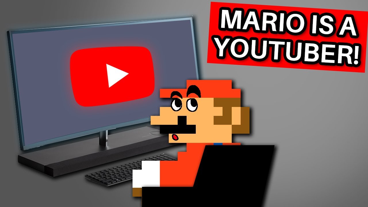 Mario Becomes a YouTuber - YouTube