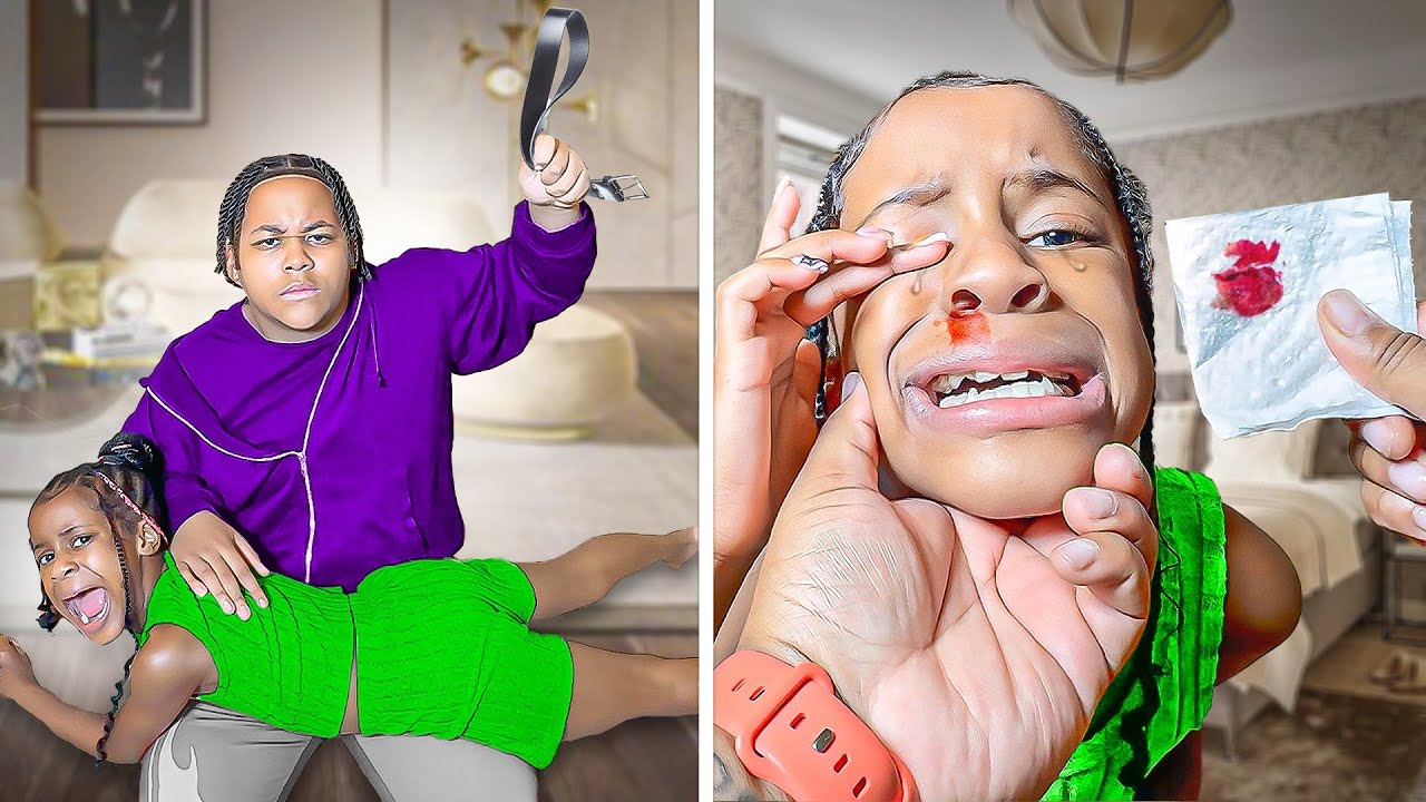 BIG BROTHER WON'T STOP WHOOPING LITTLE SISTER, Dad Teaches Him A Lesson ...