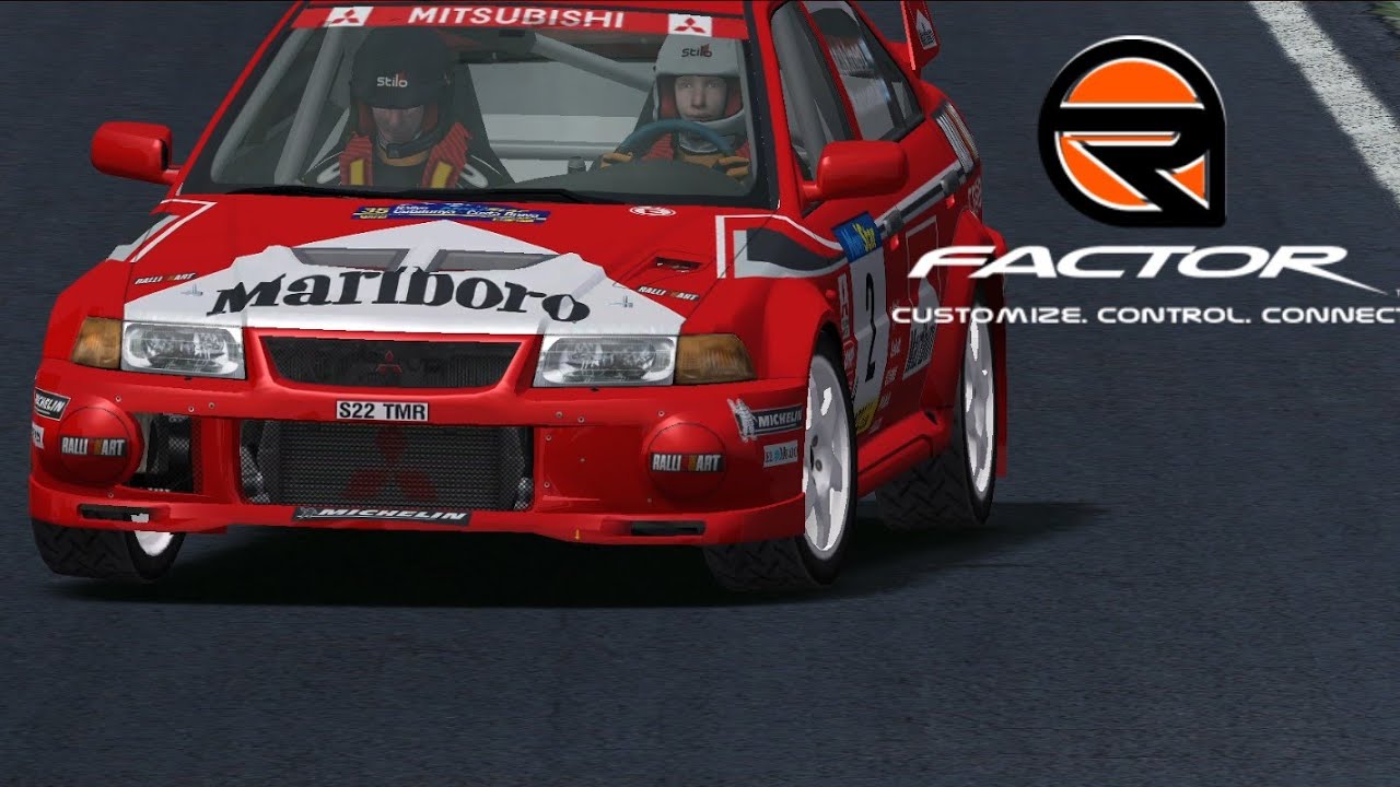 rFactor _ LANCER EVO V _ Rally Champions 1983-2013 - YouTube