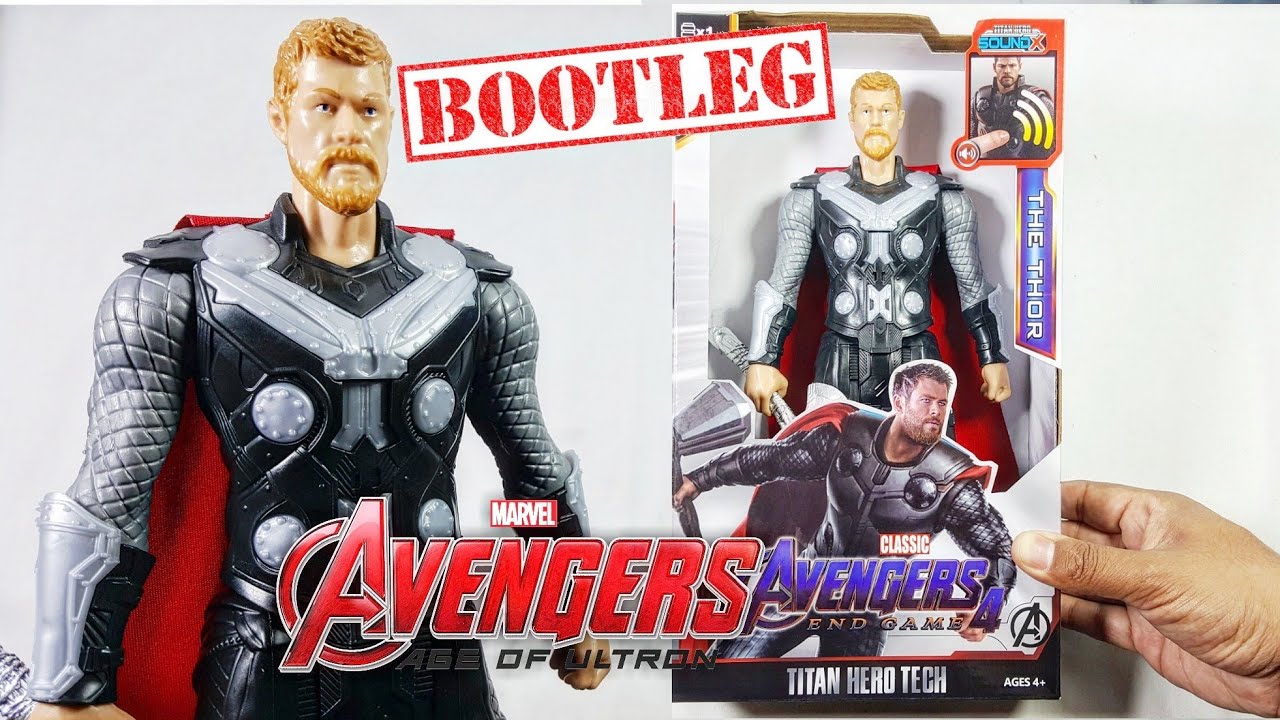 AVENGERS THOR TITAN HERO TECH BOOTLEG UNBOXING & REVIEW! | Victor Cajal - YouTube