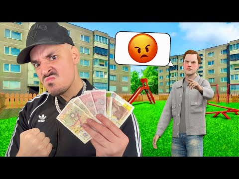 СТАВАМ НАЙ-СМЕШНИЯ КВАРТАЛЕН ГАНГСТЕР ЗА 24 ЧАСА! 