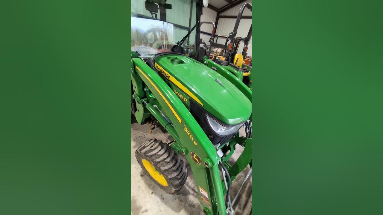 New John Deere 3R in the shop - 3033R 3039R, 3046R, 3720, 3520, 3320, 3120 - YouTube