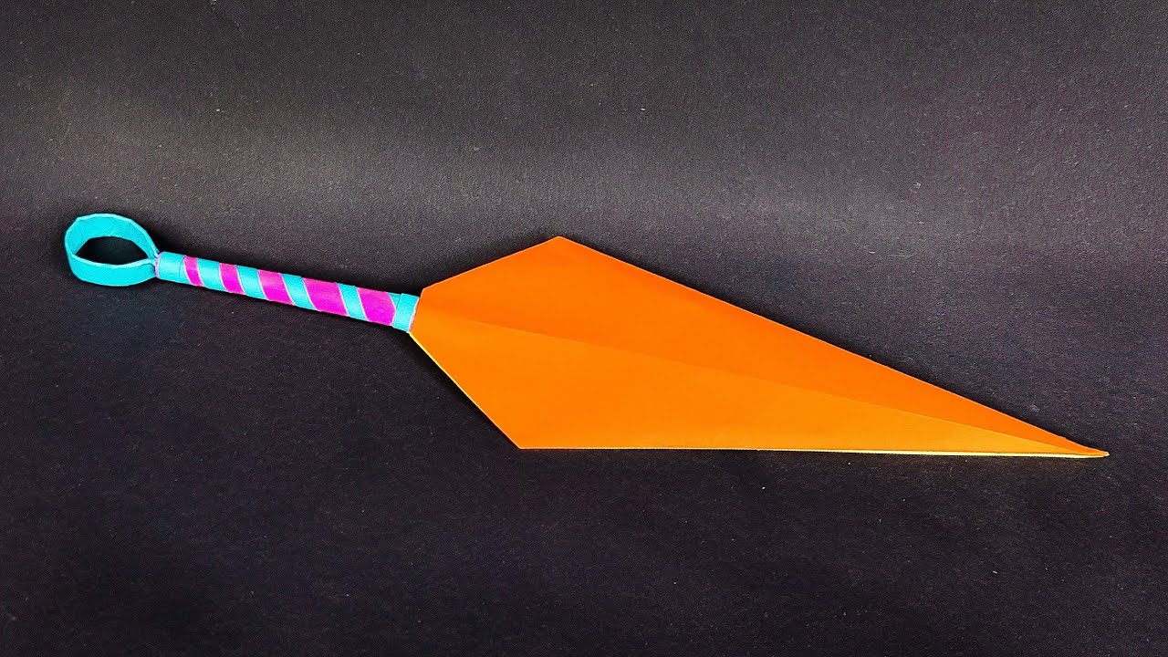 How To Make Colour Changing Kunai - YouTube
