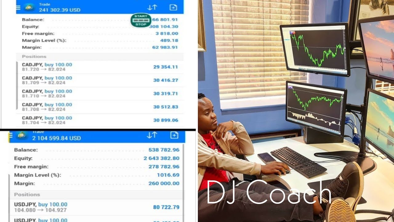 DJ Coach Tsekeleke(FBK) Milking In The Market Trading CADJPY & USDJPY ...